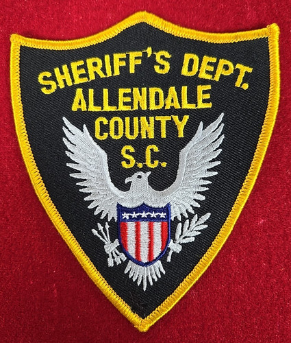 ALLENDALE COUNTY SOUTH CAROLINA SHERIFF POLICE PATCH | eBay