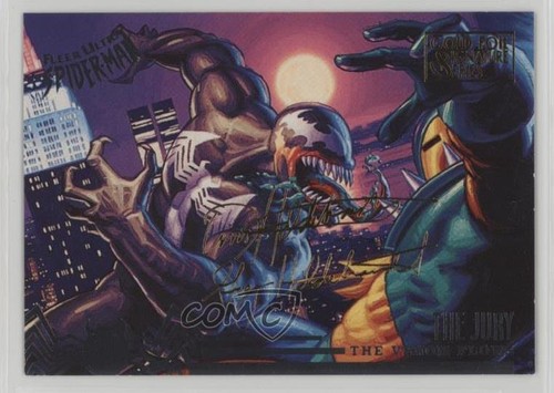 1995 Fleer Ultra Marvel Spider-Man Gold Foil Signature Series The Jury ...