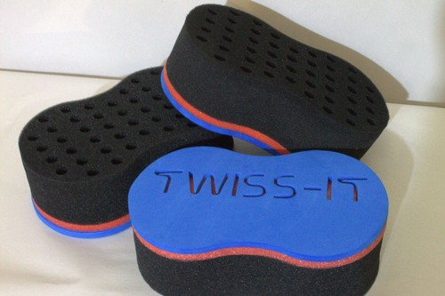 Spin Barber Hair Sponge Brush for Dreads Locking Twist Coil Afro Curl ...