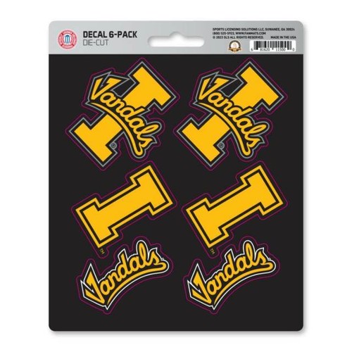 University Of Idaho Vandals - Set Of 6 Sticker Sheet | eBay