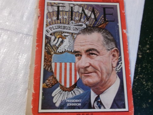 Vintage Time Magazine November 29 1963 President Johnson | eBay