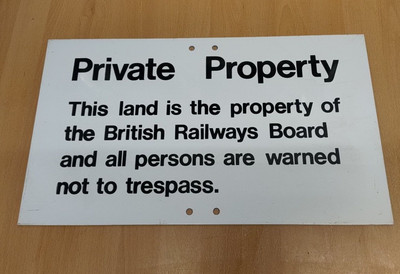 Vintage Railway Sign for sale | eBay