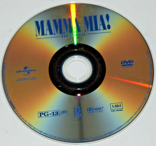 Mamma Mia! The Movie (Full Screen) DISC LIKE NEW 2008 Disc ONLY | eBay