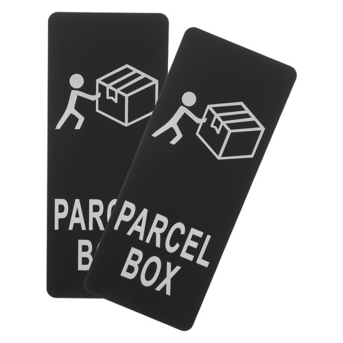 2pcs Parcel Box Storage Sign - Adhesive Package Storage Sign - Home ...