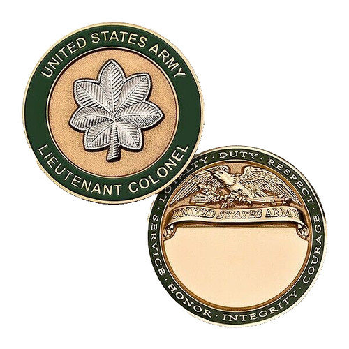 ARMY LT. COLONEL 1.75" MILITARY CHALLENGE COIN | eBay