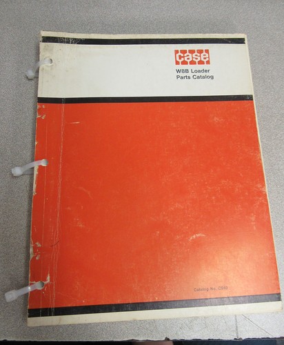 Case W8B Loader Parts Catalog Manual C940 1969 | eBay