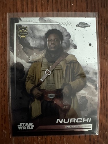 2024 Topps Chrome Star Wars #92 Nurchi Rookie Debut Medallion Raymond ...