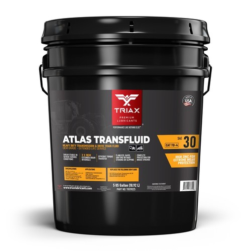 TRIAX Atlas Transfluid 30W - CAT to-4 HD Transmission/Drive Train Fluid (5 Gal) | eBay
