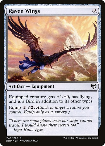 Magic the Gathering (mtg): KHM: Raven Wings (x 4) | eBay