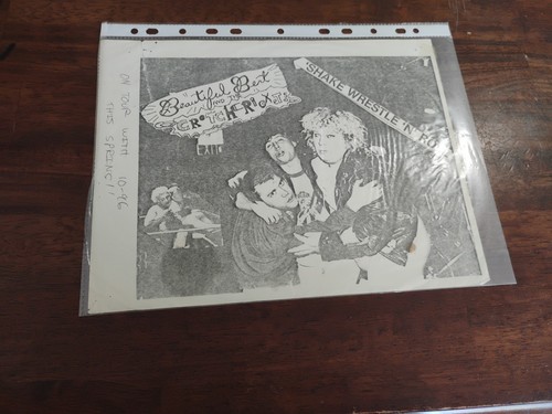 VINTAGE PUNK ROCK SHOW FLYER BEAUTIFUL BERT RARE GG ALLIN | eBay