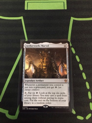 MTG Magic The Gathering Aetherworks Marvel DRC Mythic Artifact Energy ...