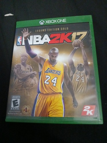 NBA 2K17: Legend Edition Gold (Microsoft Xbox One, 2016) Kobe Bryant ...