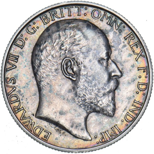 1902 Matt Proof Florin - Edward VII British Silver Coin - Very Nice ...