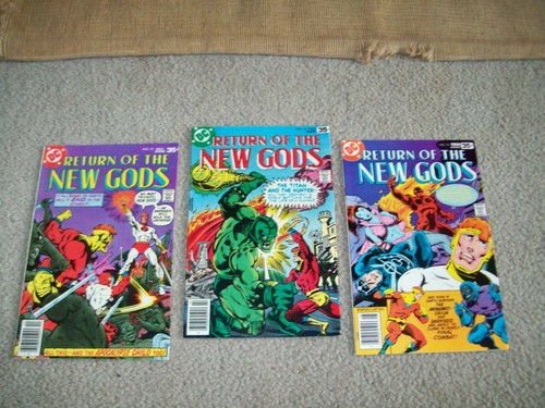 DC COMICS Return of the NEW GODS #15 16 19 1977-78 comic books DARKSEID ...