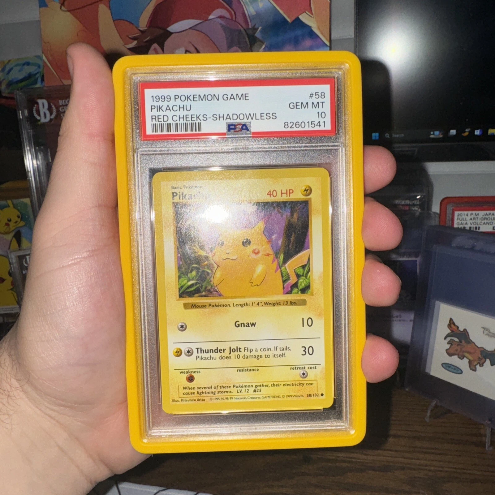 Pikachu 1999 Pokemon Game #58 Shadowless (Red Cheeks) Price Guide ...