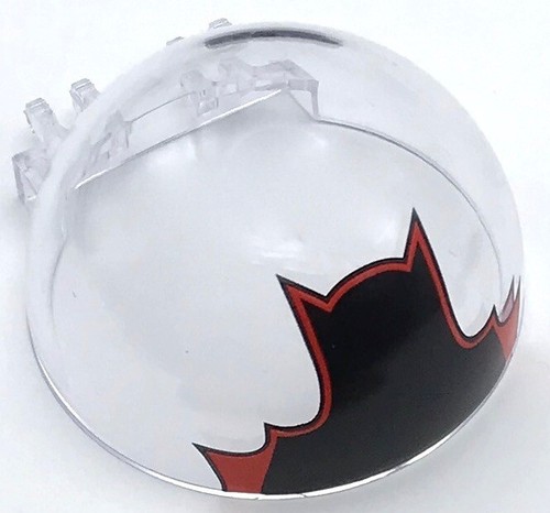 Lego New Trans-Clear Windscreen 6 X 6 X 3 Canopy Half Sphere with Dual ...