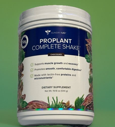 Gundry MD Chocolate Proplant Complete Shake. Muscle Growth & Recovery ...