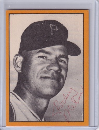 1977 TCMA #11 ROCKY NELSON HAND SIGNED AUTOGRAPH PITTSBURGH PIRATES ...