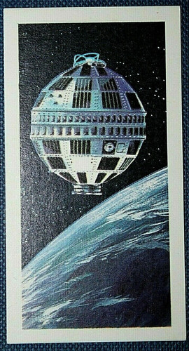 TELSTAR 1 Communications Satellite Space Exploration Card GE27MS | eBay