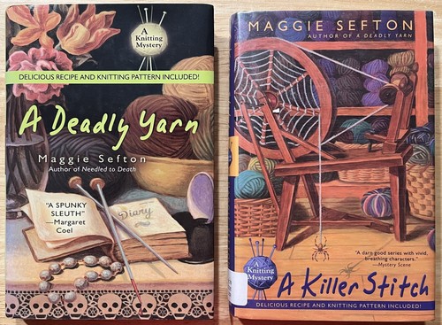 Lot of 2 Maggie Sefton: A Deadly Yarn ~ A Killer Stitch (Knitting ...