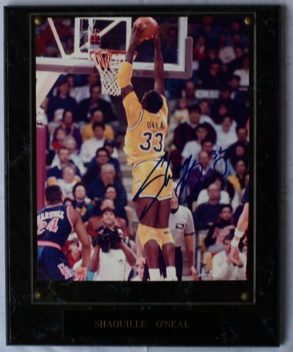 SHAQUILLE O'NEAL LSU TIGERS Autographed 8x10 Mounted Photo | eBay