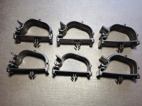 6pcs NORS under dash trunk hood wiring routing clips wire harness ...