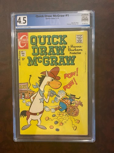 Quick Draw McGraw #1 Issue, 1970, PGX 4.5, Charlton Comics | eBay