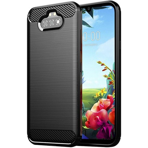 Dustproof Carbon Fiber Soft Slim TPU Protection Back Case f LG Risio 4 ...