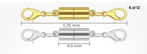 Magnetic Lobster Claw Lock Clasps DIY Necklace Bracelet Jewelry Hook ...