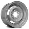 Set 4 15" Vision American Muscle 55 Rally Silver Wheels 15x8 6x5.5 Rims ...
