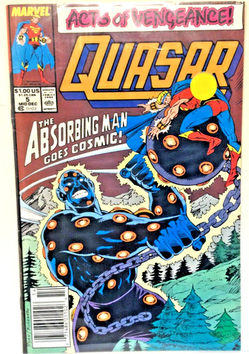 Marvel Comics - Quasar, Cosmic Avenger #5 Mid-Dec 1989 - The Absorption ...