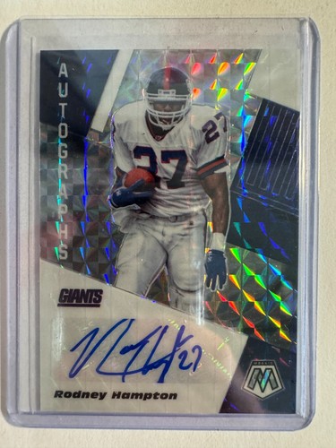 K193,954 - 2020 Panini Mosaic Autographs Mosaic #39 Rodney Hampton Auto ...