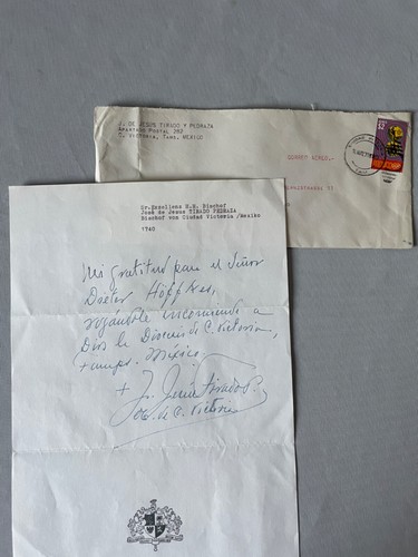 JOSE DE JESUS TIRADO Y PEDRAZA († 1993) Archbishop of Monterrey, Mexico ...