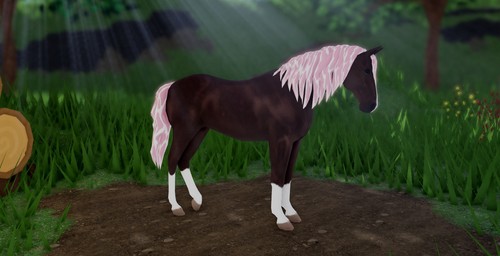 Wild Horse Islands Roblox Pink Cow Liver Chestnut DWB Island Unique ...