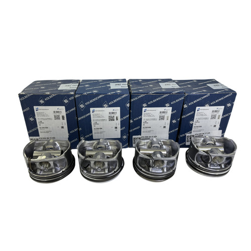 4X 2740302417 Pistons & Ring Set STD For Mercedes Benz C250 E300 C300 ...