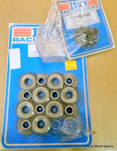 Isky Cams 57TI LS Titanium Valve Spring Retainers, Bead-Lock, 10* Locs ...