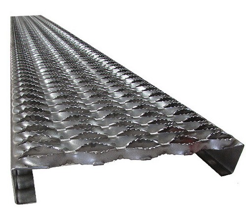 9-1/2" wide x 1-1/2 x 12" x 14GA Galvanized Steel Safety Grating Grip ...