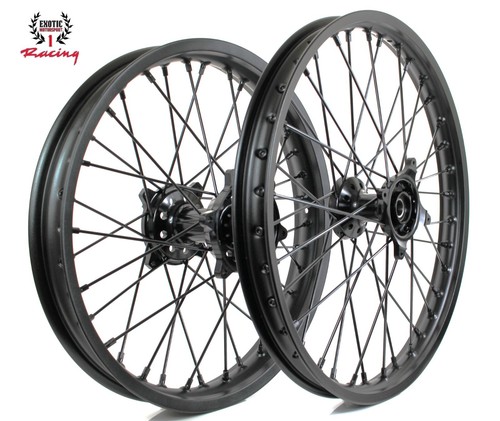 Suzuki Wheels Set RMZ250 2007/24 RMZ450 2005/2024 RMZ 250 RMZ 450 BLACK ...