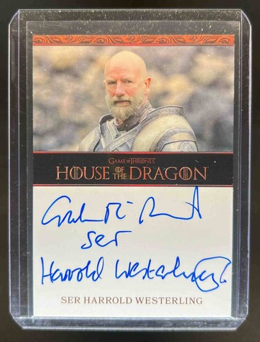 2024 Game Of Thrones Graham McTavish Ser Harrold Westerling Inscription Auto | eBay