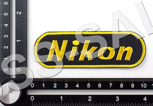 NIKON EMBROIDERED PATCH IRON/SEW ON 3-7/8" x 1-1/4" SPORT OPTICS ...