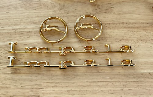 1967 Impala 24k gold plated Quartz panel Emblem Set | eBay