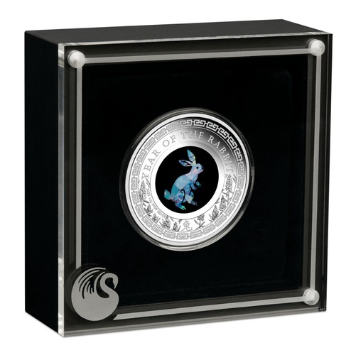 2023 Australia Opal Series Lunar Year of the RABBIT 1oz Silver Proof $1 ...
