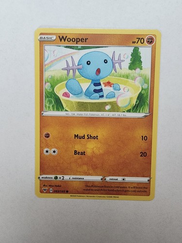 Wooper 083/185 Non Holo Common Vivid Voltage Pokemon TCG Card NM | eBay