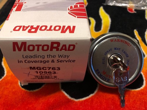 NOS Locking Fuel Tank Gas Cap with Keys Vintage Chrome Motorad/STANT ...