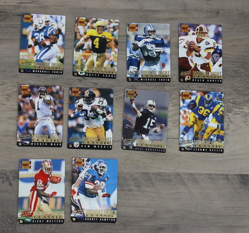95 Action Packed Monday Night Classic Football NFL Card Lot Brett Favre ...