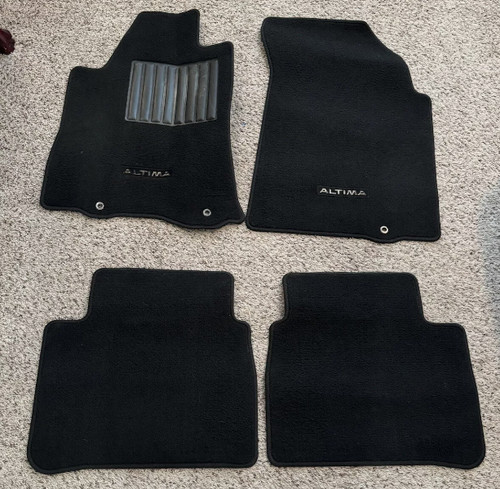 NEW OEM NISSAN 2023-2025 ALTIMA CARPET FLOOR MAT SET - 4 PC SET - BLACK ...