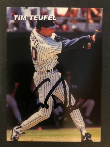 Tim Teufel, METS: Christian Card (Unbranded) SIGNED | eBay