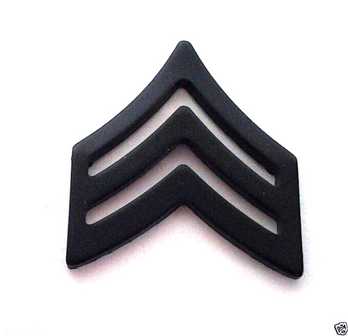 US ARMY RANK E5 SGT (1" BLACK) Military Rank / Hat Pin P14887 EE | eBay