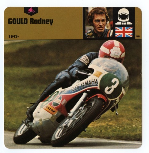 Rodney Gould - Motorcycle Racing Edito Service SA Auto Rally Card | eBay