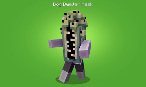 Minecraft x TikTok: Bog Dweller Mask (for Bedrock Edition) GLOBAL CODE ...